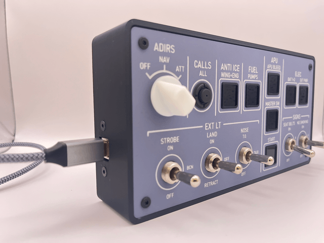 A320 Mini Overhead Panel - by MadMonkey